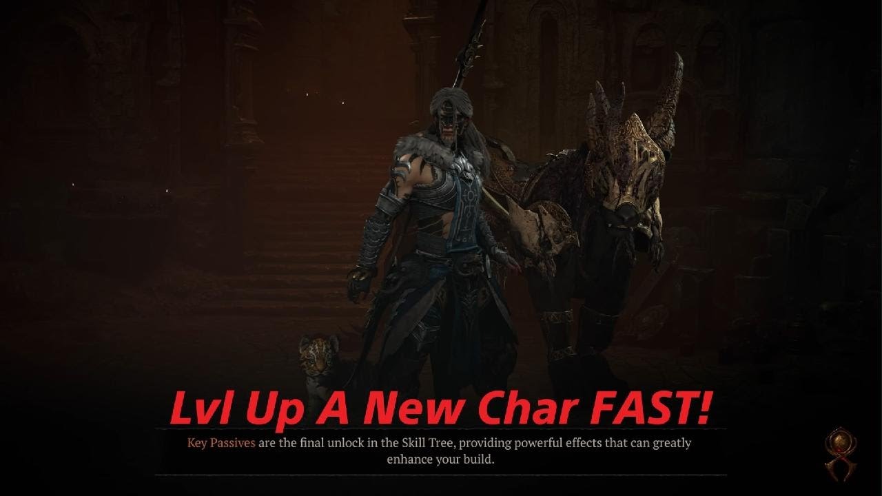 Diablo IV S6 - How To Level Up a New Character FAST! - YouTube