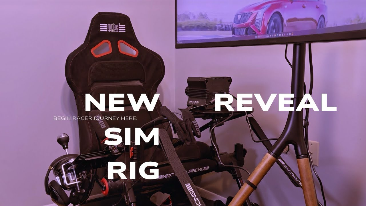 Racing Sim Rig Reveal + 7.4mil Lotus | No Hesi | Assetto Corsa | Moza ...