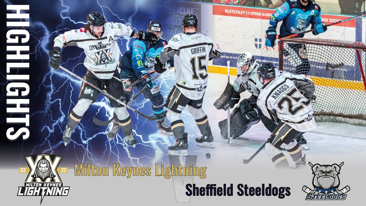 Lightning vs Sheffield Steeldogs Saturday 3rd December 2022 - YouTube
