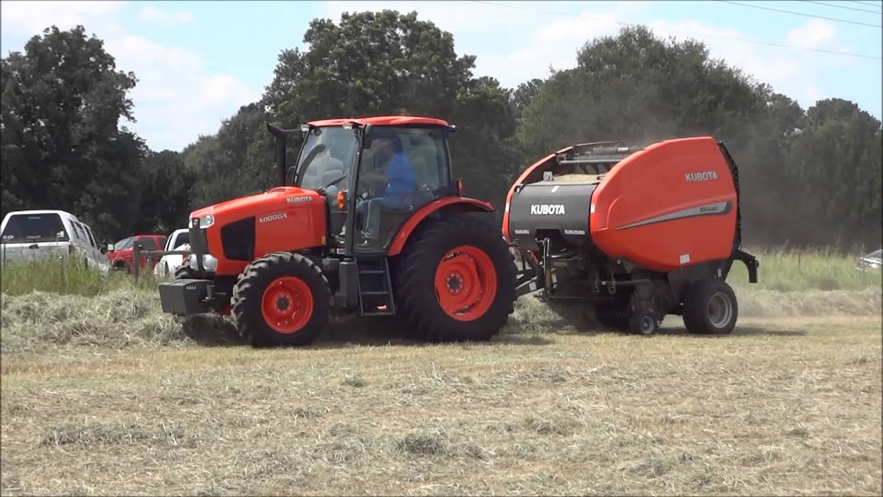 Kubota BV4160 Baler - SE Dealer Launch - YouTube