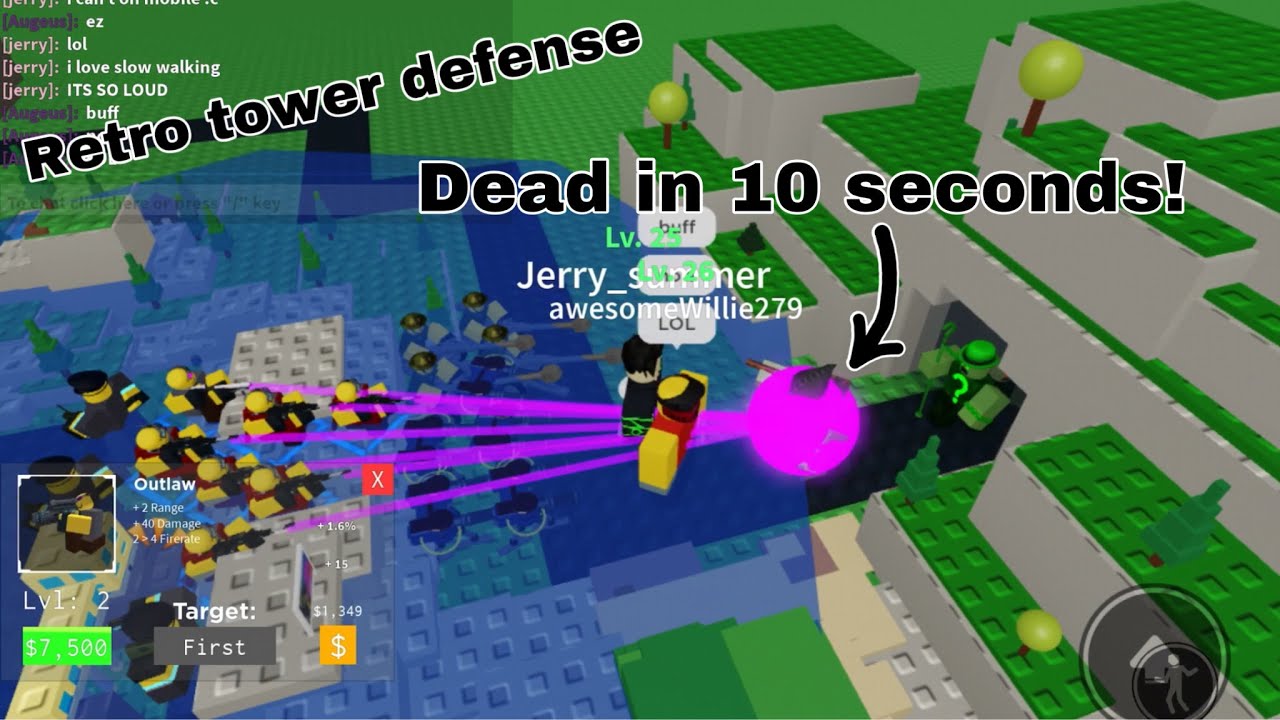 OUTLAW WITH commander and john IS OP Retro tower defense simulator ...