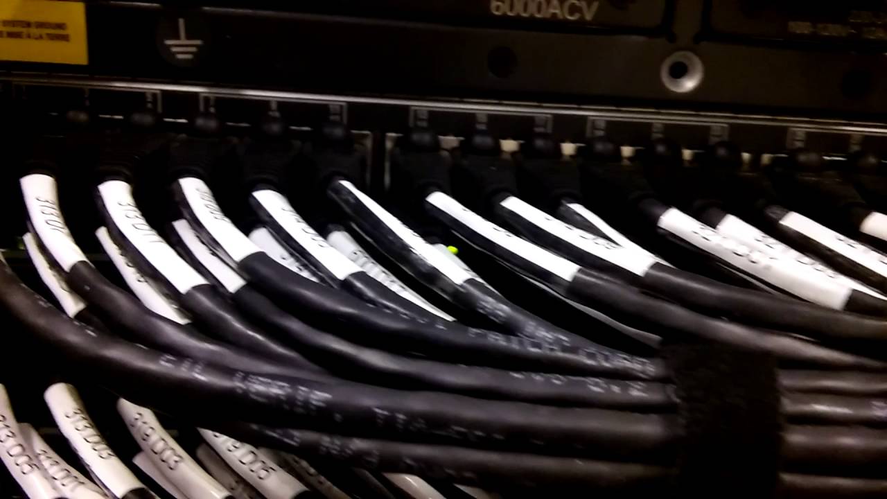 Server Room 101 Cable Management - YouTube