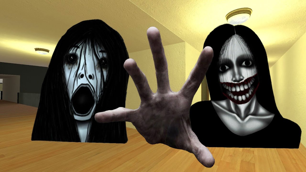 Kuchisake Onna, Scary Hand And Kayako Saeki Nextbot Gmod - YouTube