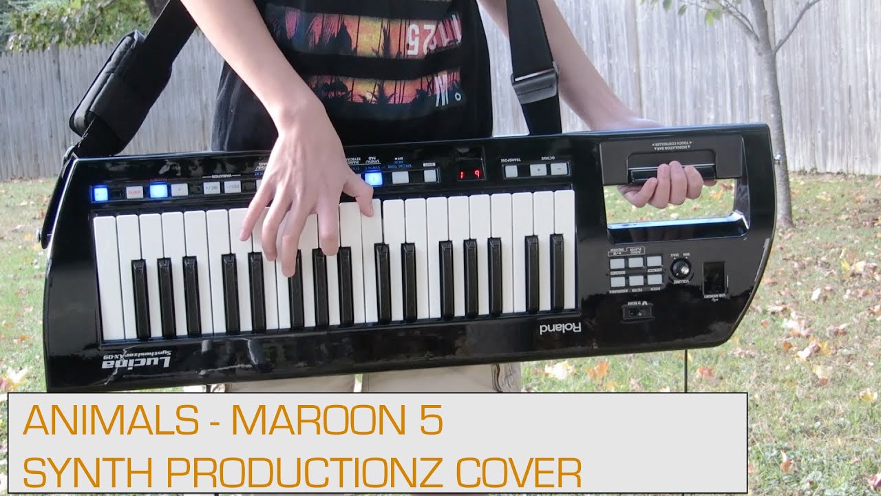 "Animals" - Maroon 5 (Keytar Cover) - YouTube