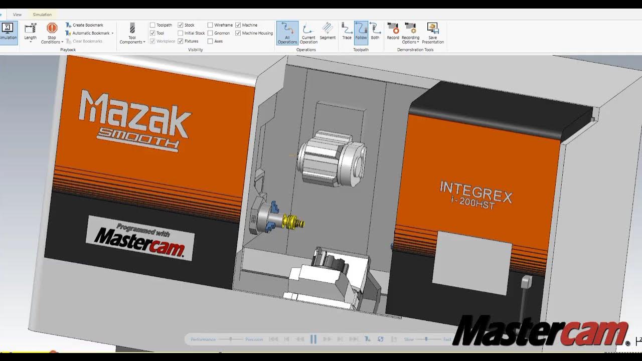 MACROMILL - MAZAK INTEGREX 200 - CNC - YouTube