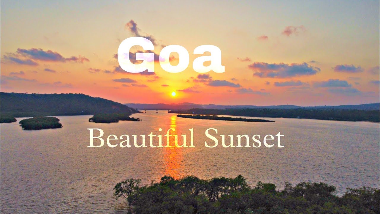 Beautiful Sunset Of Goa | Korgao | Drone View - YouTube