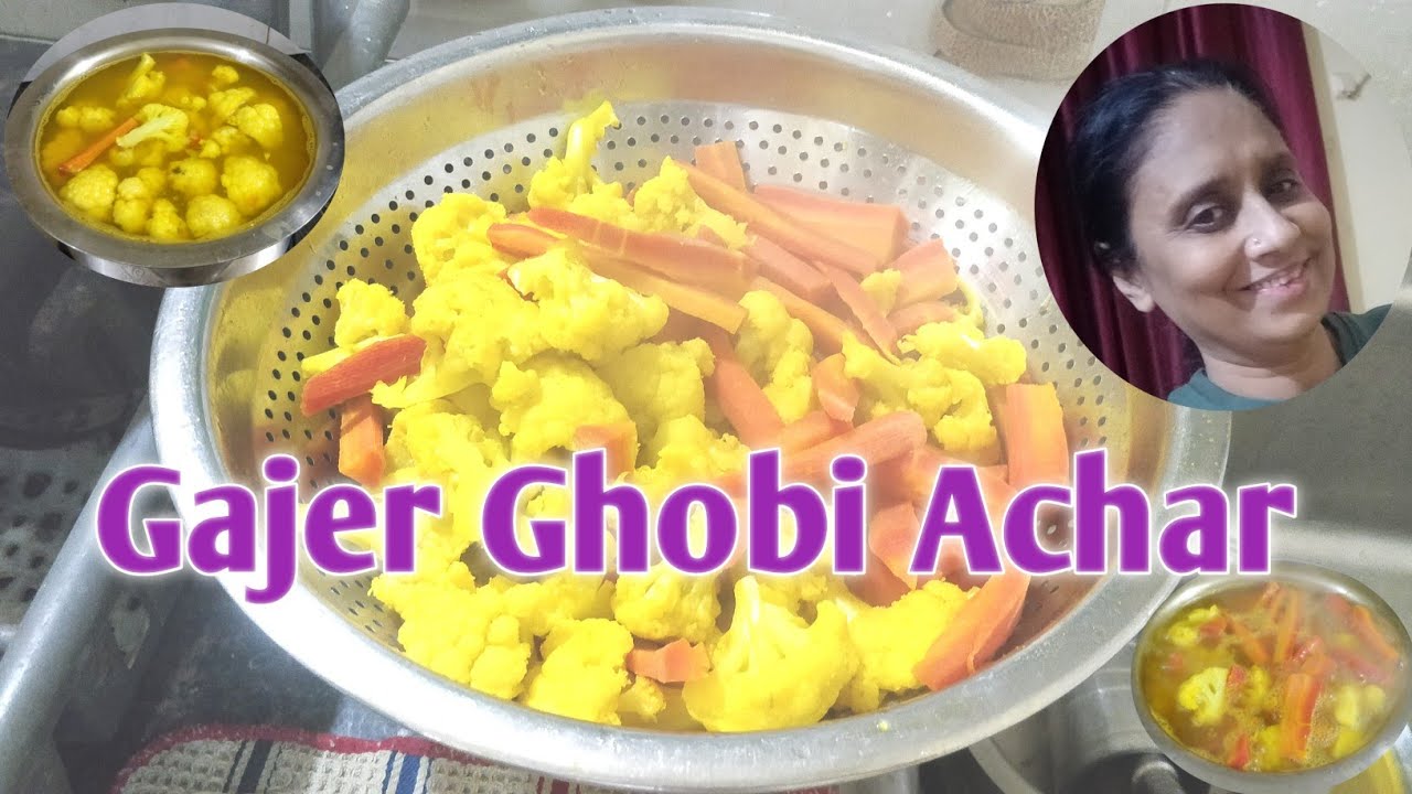 Gajer Ghobi Achar Recipe,New year special💕 - YouTube