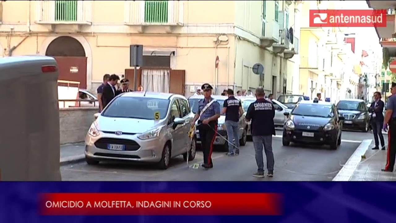 7 luglio 2019 - Omicidio a Molfetta, indagini in corso - YouTube