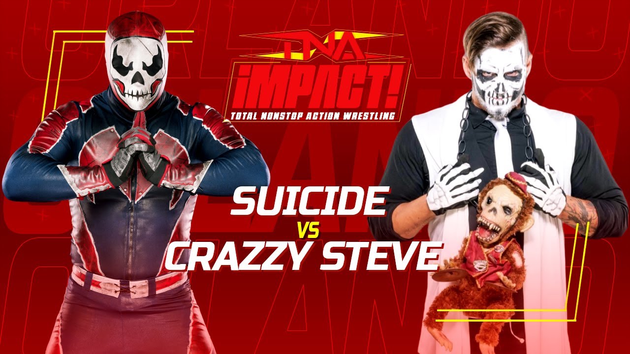 Suicide VS Crazzy Steve (TNA #3 WWE2K24) - YouTube