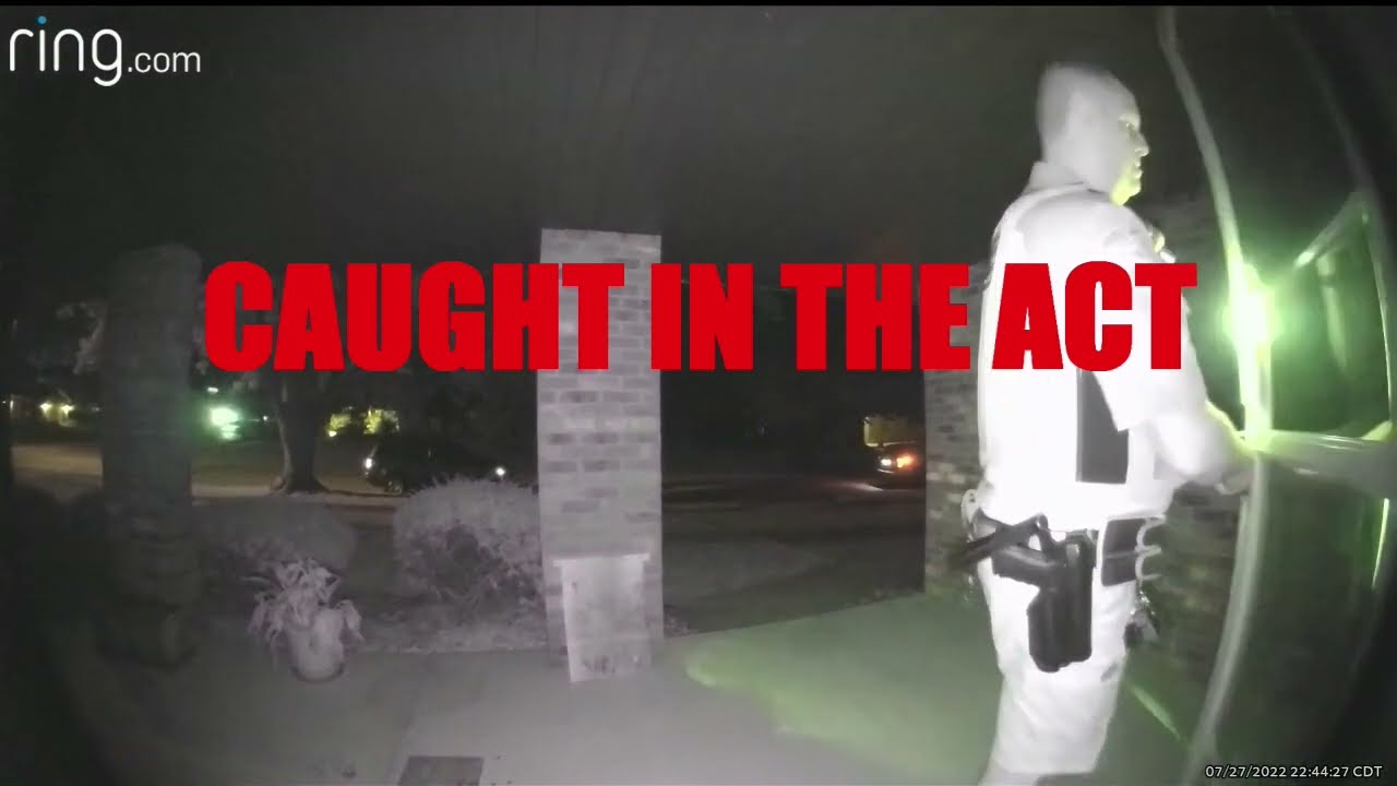 Ring Doorbell Caught on Camera: Intruder Alert - YouTube