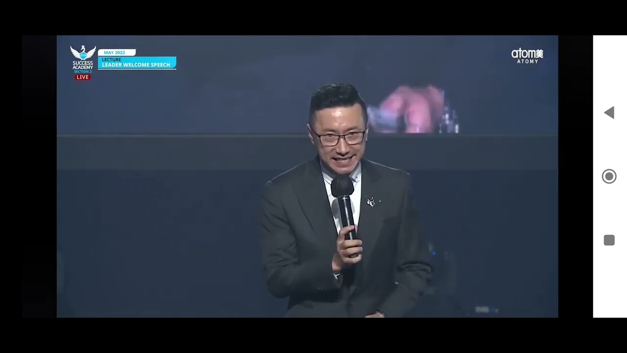 Atomy Malaysia 1st Crown Master - Jac Law Greeting Speech - YouTube