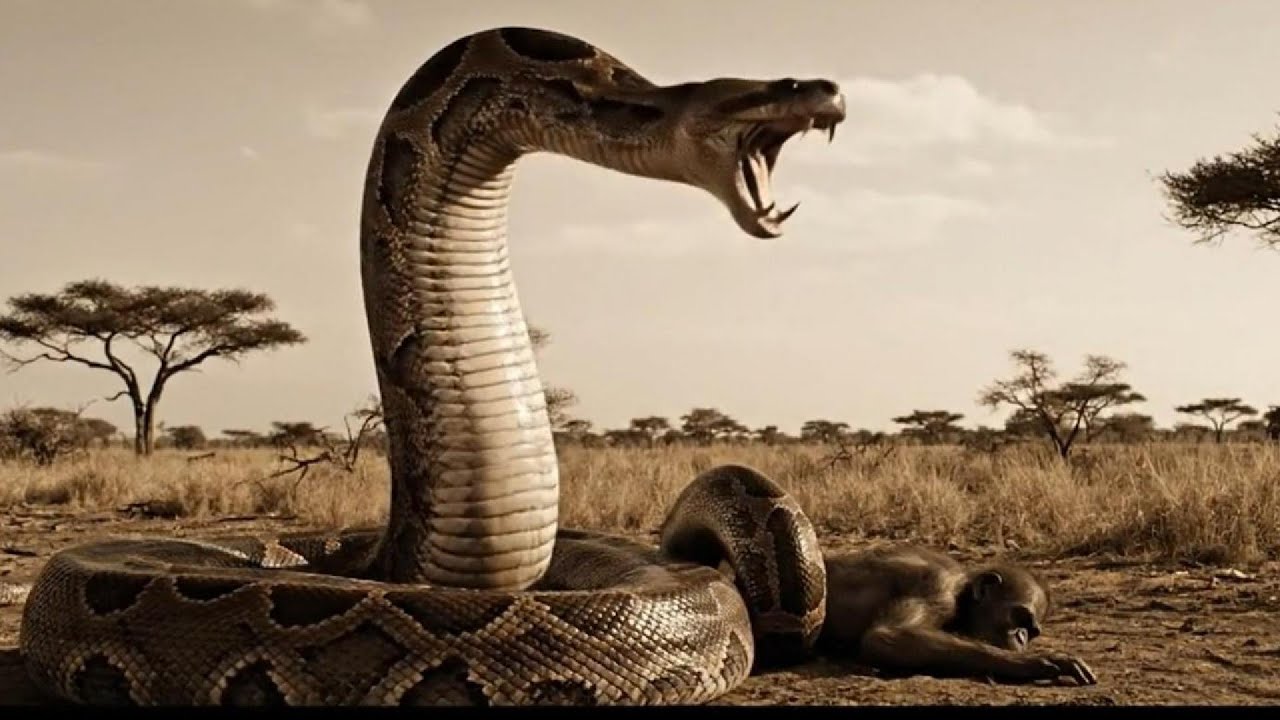 Giant Python Vs Homonids ( Ealy Humans) - YouTube