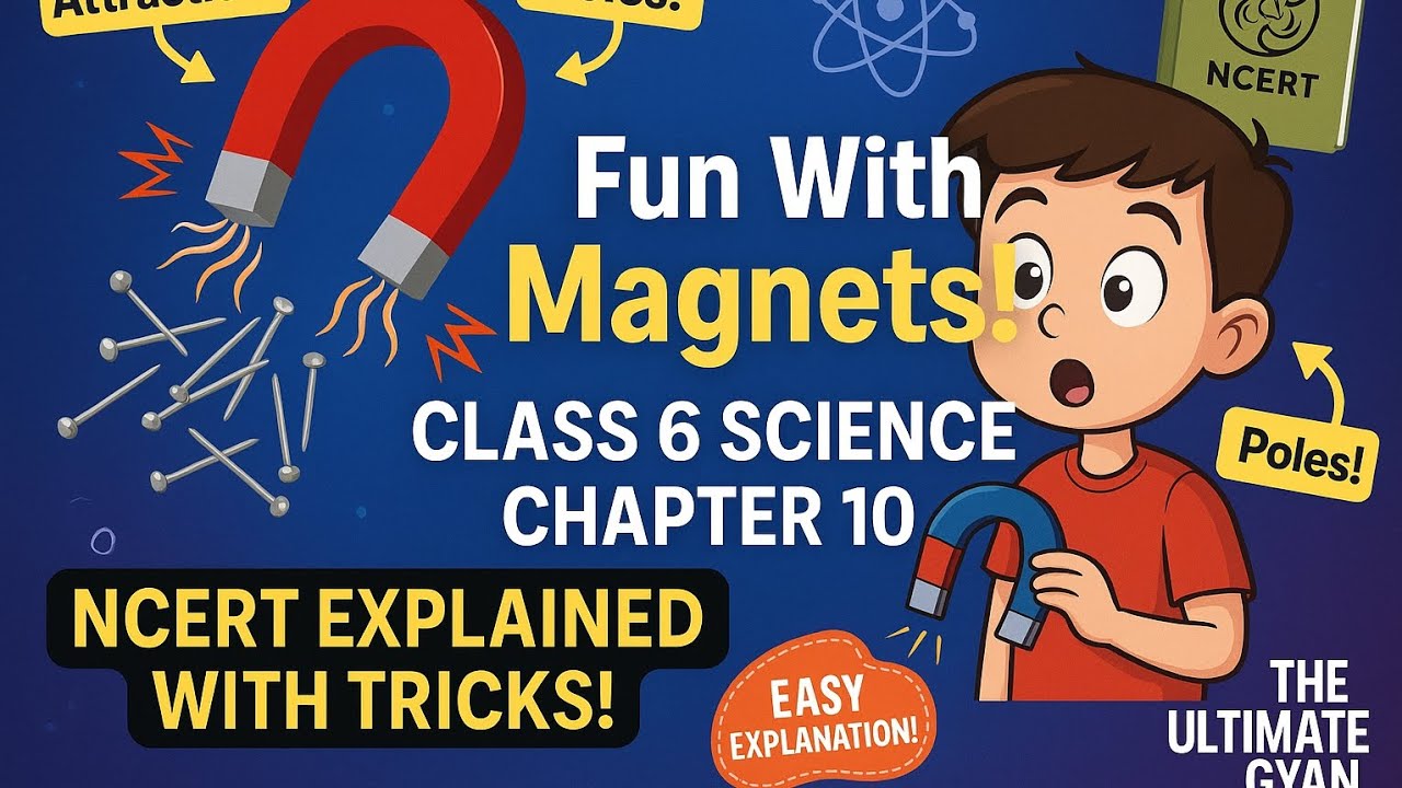Fun With Magnets Class 6 Science | Chapter 10 NCERT Explanation | the ...