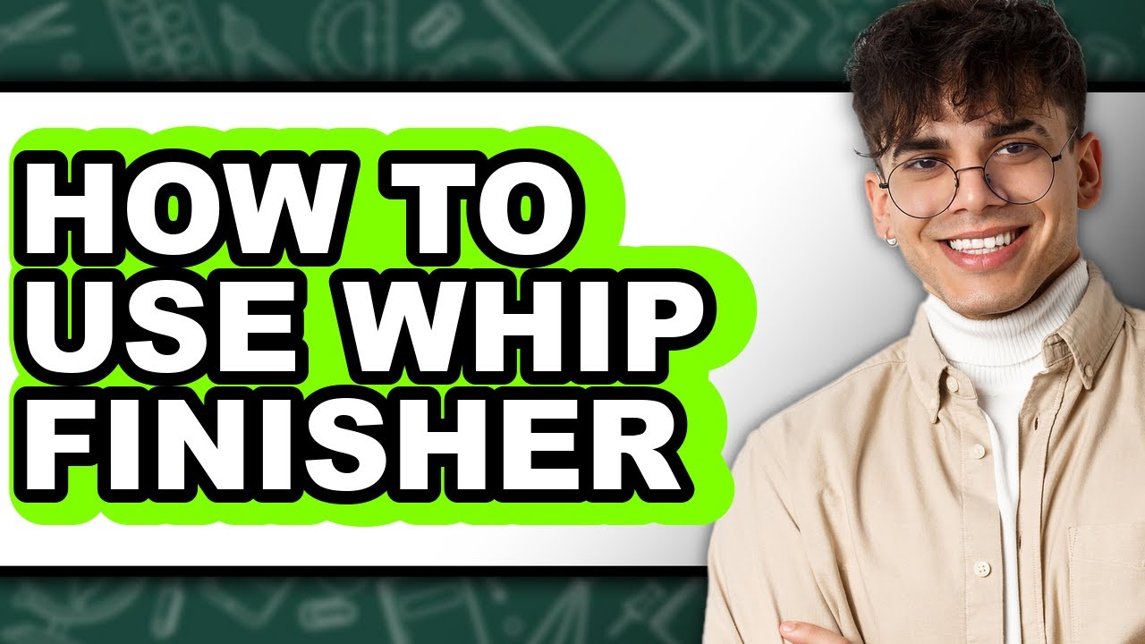 How to Use Whip Finisher - Full Guide - YouTube