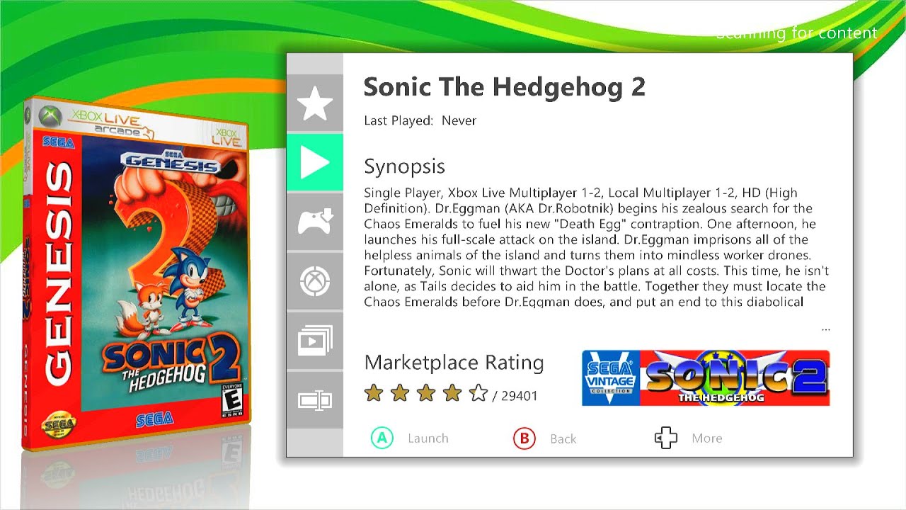 SONIC THE HEDGEHOG 2 | XBOX 360 - YouTube