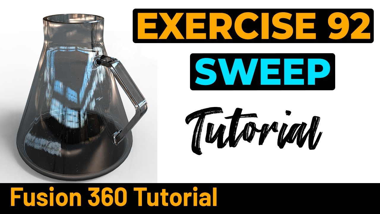 Fusion 360 Tutorial - Sweep - YouTube