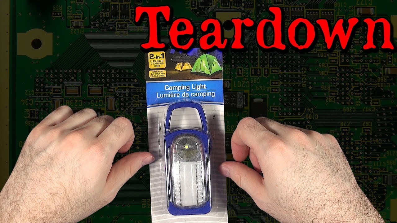 Dollar Store 2-in-1 Flashlight & Camping Light | Teardown and Tests ...
