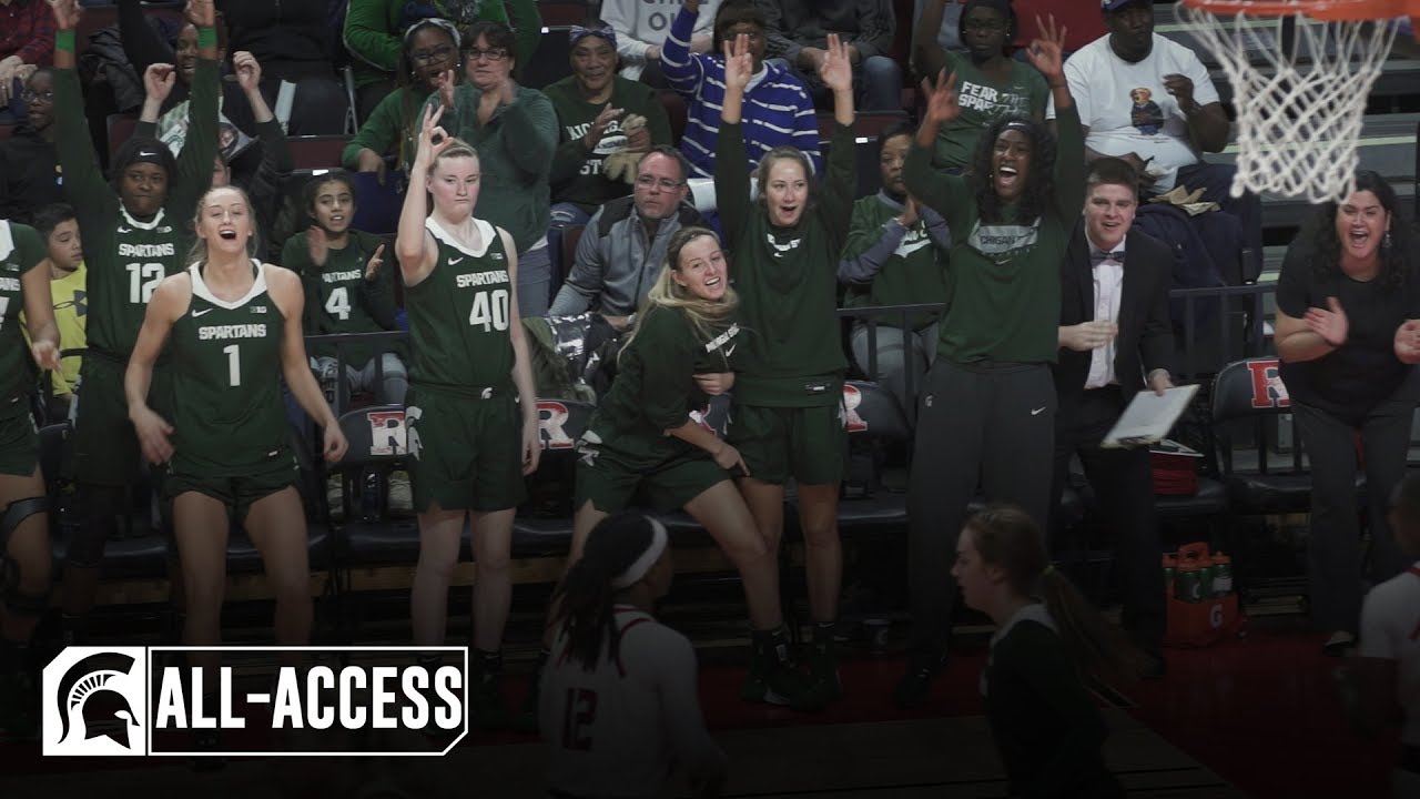 Michigan State vs Rutgers | Spartans All-Access | Women's Basketball ...