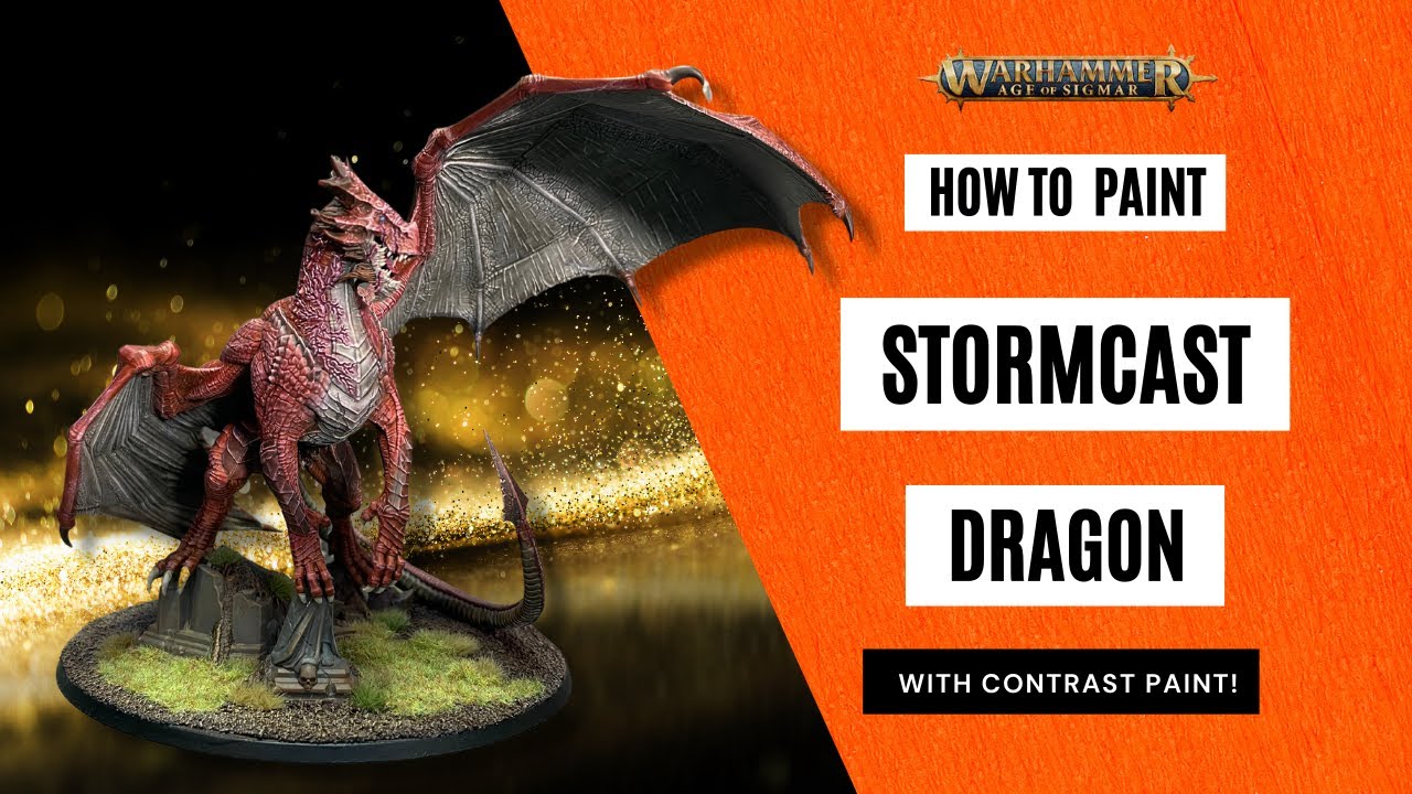 How to Paint a Dragon with Contrast Paints! Karazai tutorial! - YouTube