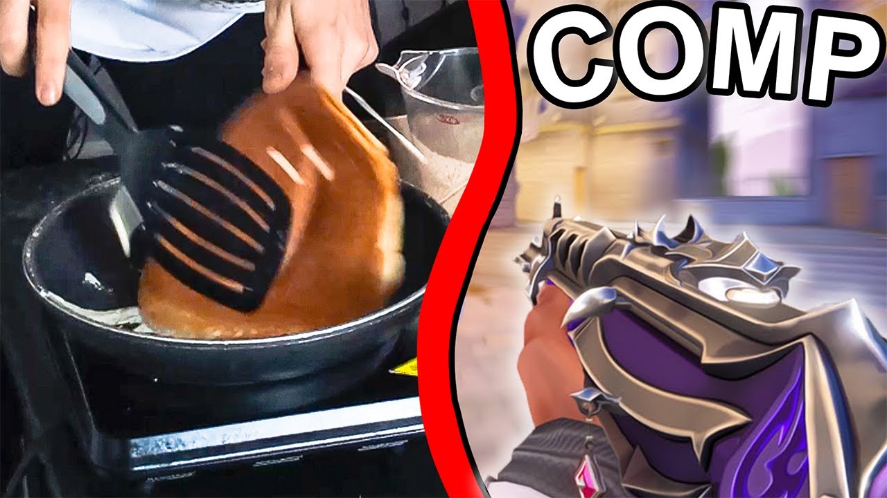 Playing Valorant While Making Pancakes... - YouTube