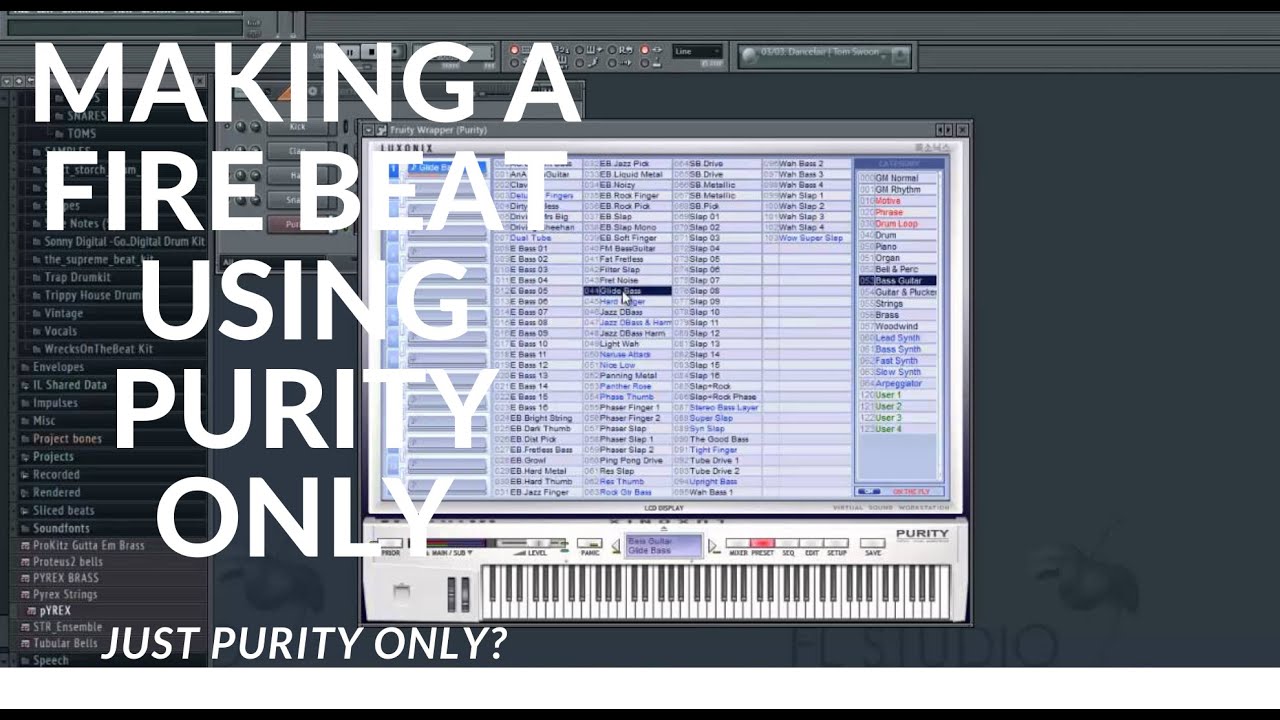 how to make fire beats with purity only!!! - YouTube