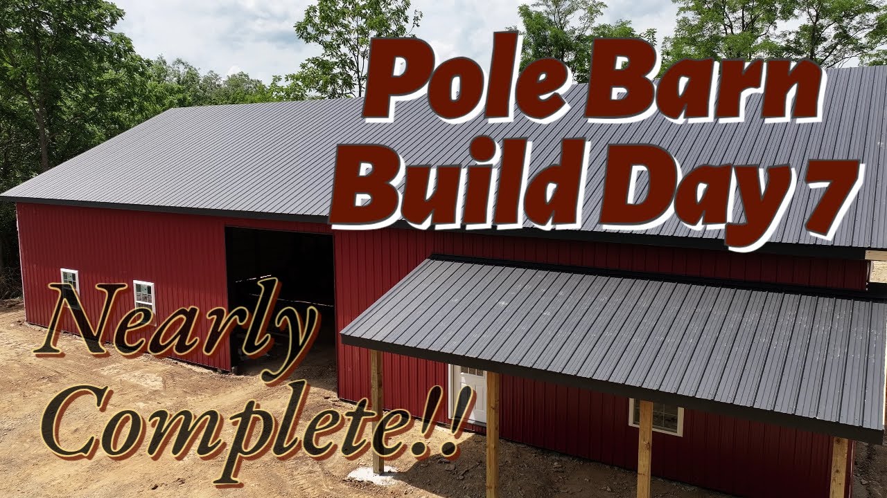 Post Frame Garage Build (Day 7) - YouTube