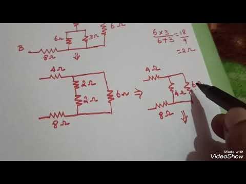 Equivalent Resistance Calculation/ using series and parallel connection of resistors - YouTube