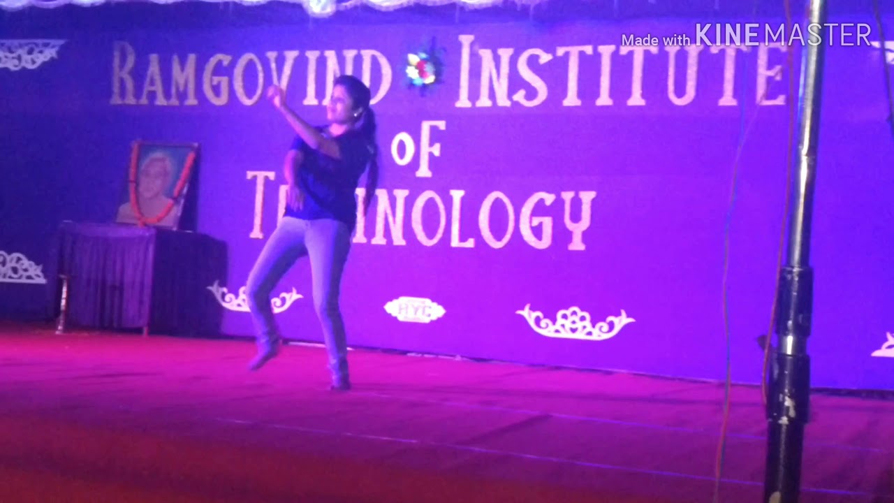 RIT Koderma Shalini Priya dance fresher party - YouTube