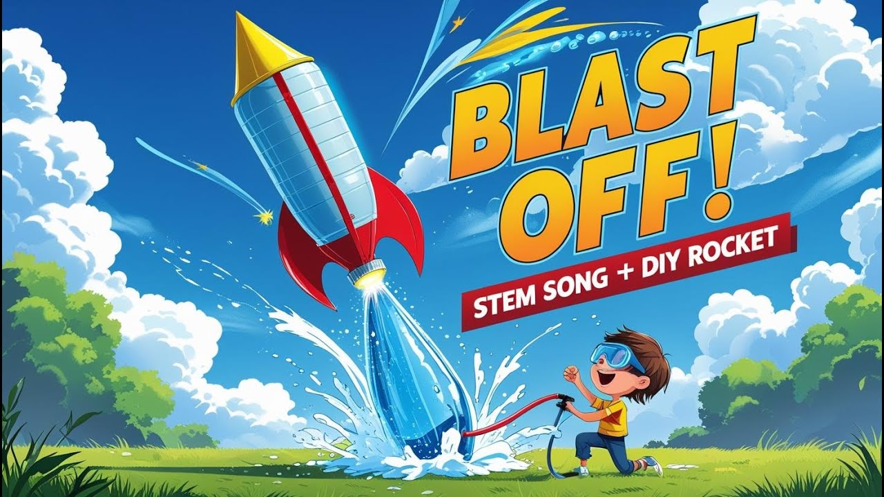Rocket Science for Kids | Build a Water Bottle Rocket + Learn Newton’s ...