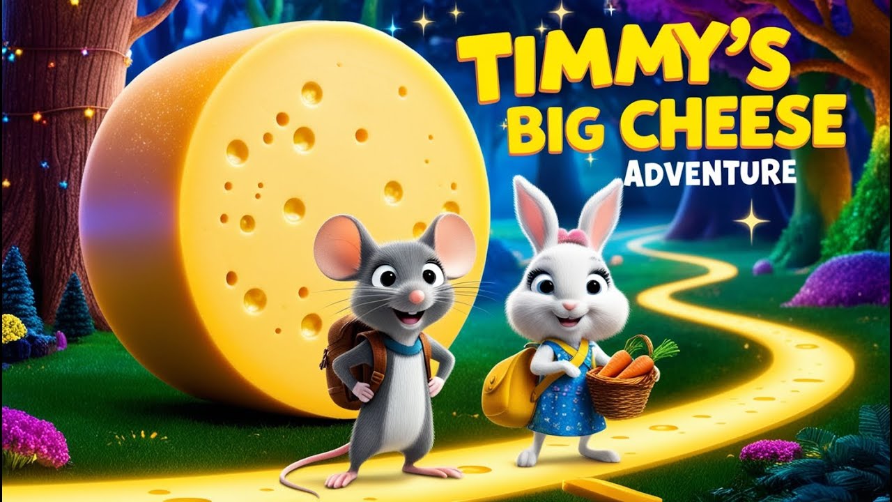 Kids Bedtime Stories | Timmy the Mouse’s Big Cheese Adventure | Fun and ...