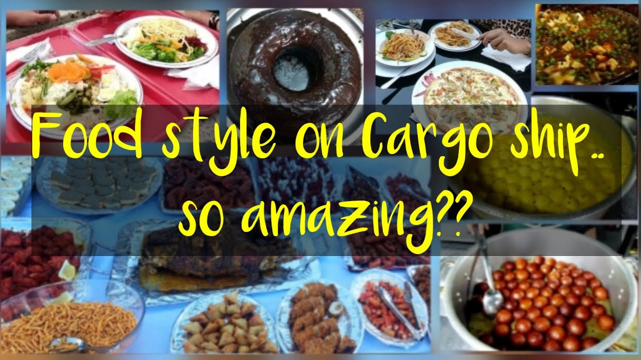 😱Wohoho!! Varieties of food/dishes on cargo ship !!! What made wife ...