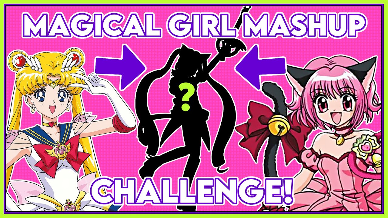 ☆MAGICAL GIRL MASH-UP!☆CHARACTER DESIGN CHALLENGE - YouTube