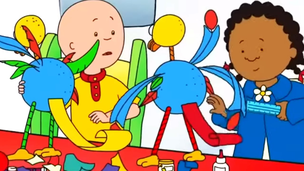 Caillou y lasDivertidas Manualidades | Caillou en Español Castellano ...
