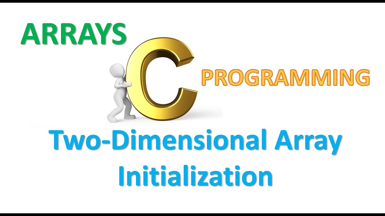 C Programming Tutorials 2d Array Initialization Youtube 2946