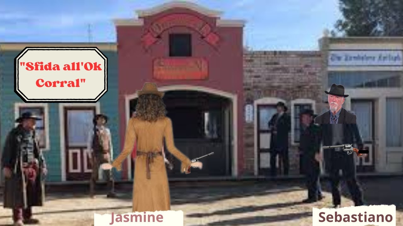 Liliana: ATTENZIONE!!Jasmine e il pistolero Sebastiano "Sfida all'Ok ...