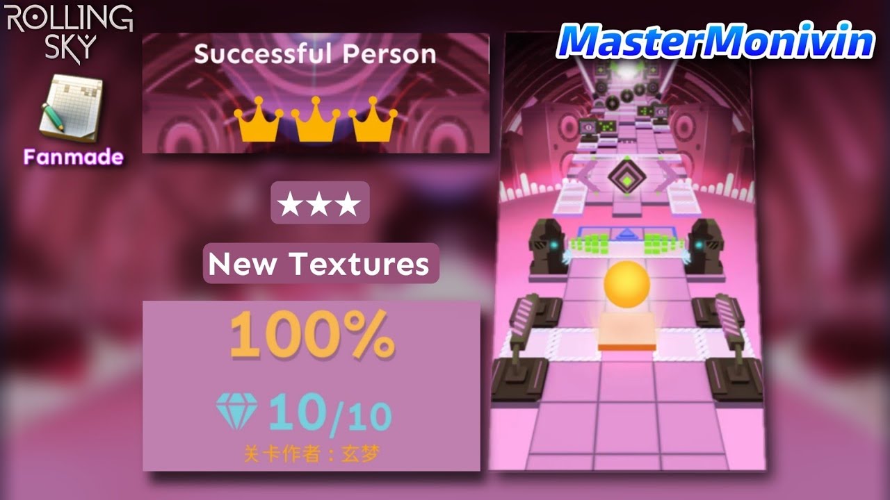 「Rolling Sky」Successful Person (new textures) ★★★ | Fanmade ...