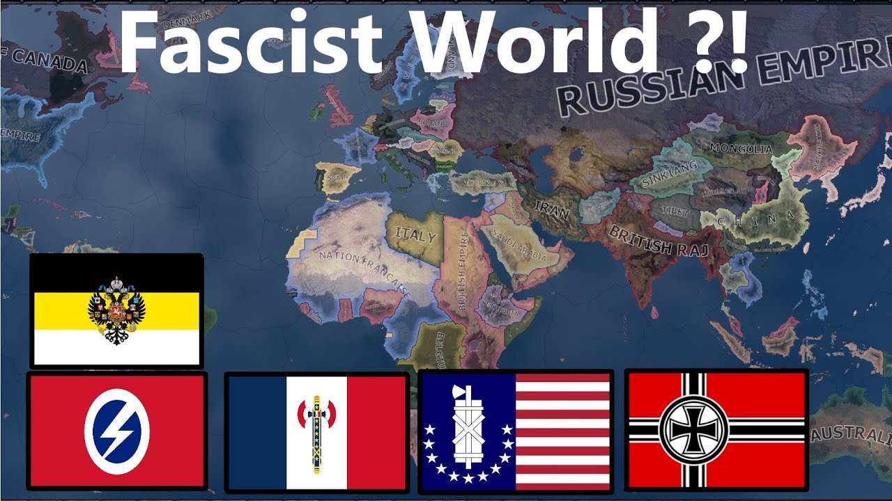 What if The World Become Fascist? Hoi4 Timelapse - YouTube