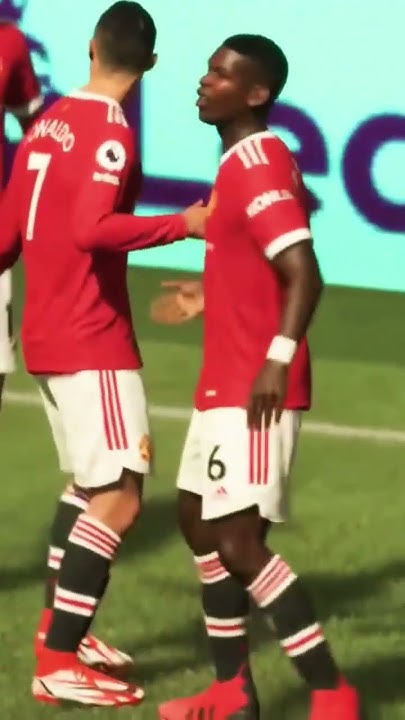 Cristiano Ronaldos Dribbled Finish At Old Trafford V Aston Villa