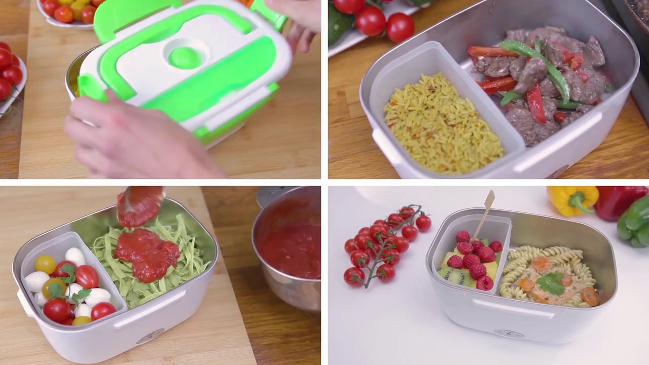 Lunch Box Chauffante Électrique avec Cuve INOX Grande Capacité 1,5 L ...
