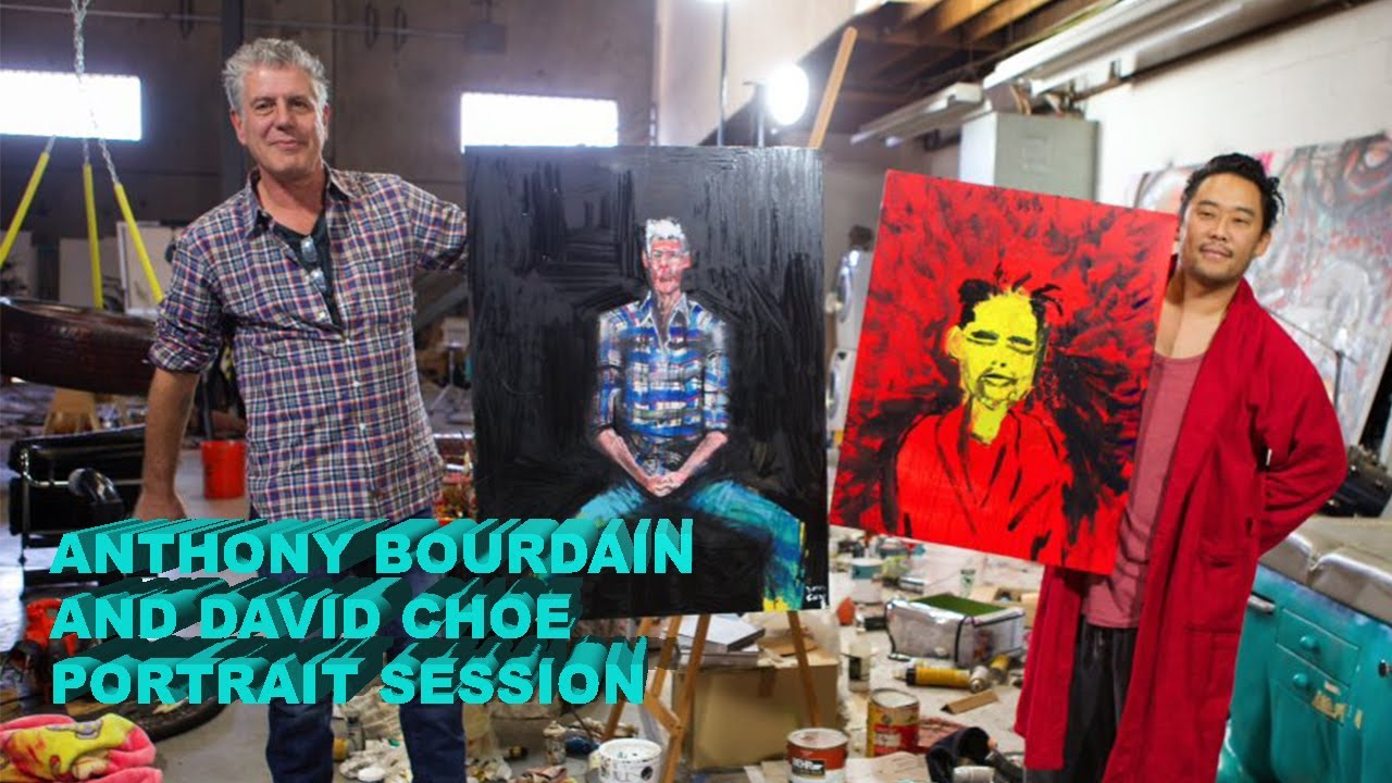 "An Unexpected Art Collab... Anthony Bourdain and David Choe, What ...