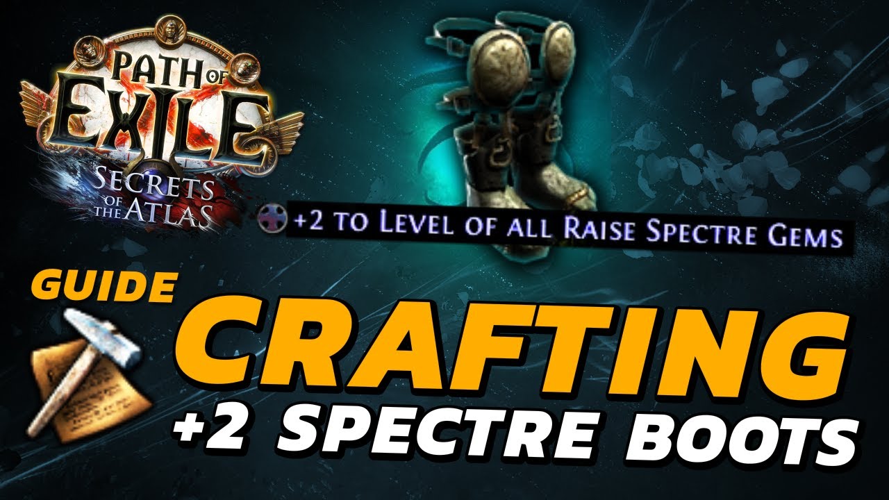 How to Craft The META SPECTRE BOOTS! - PoE 1 Guide - YouTube