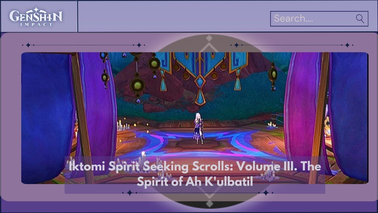 Iktomi Spirit Seeking Scrolls: Volume III. The Spirit of Ah K'ulbatil ...