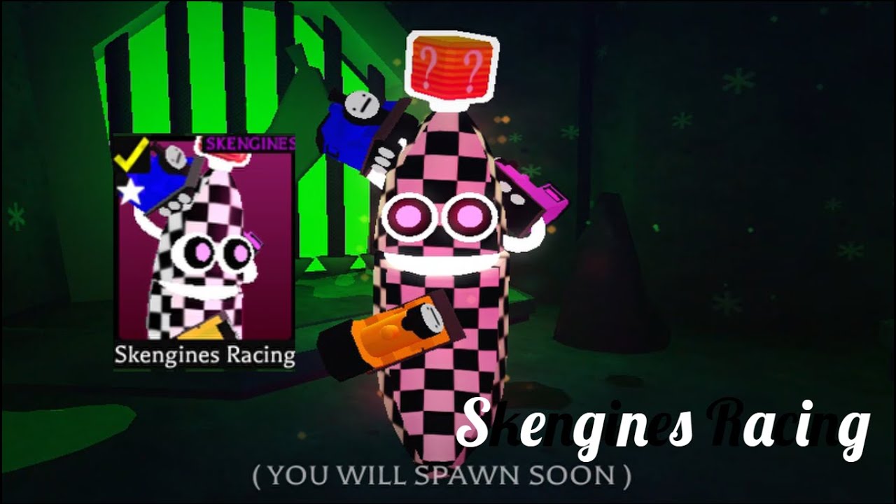 Roblox Banana Eats Part 1772 New Skengines Racing Skin Unlocked! - YouTube