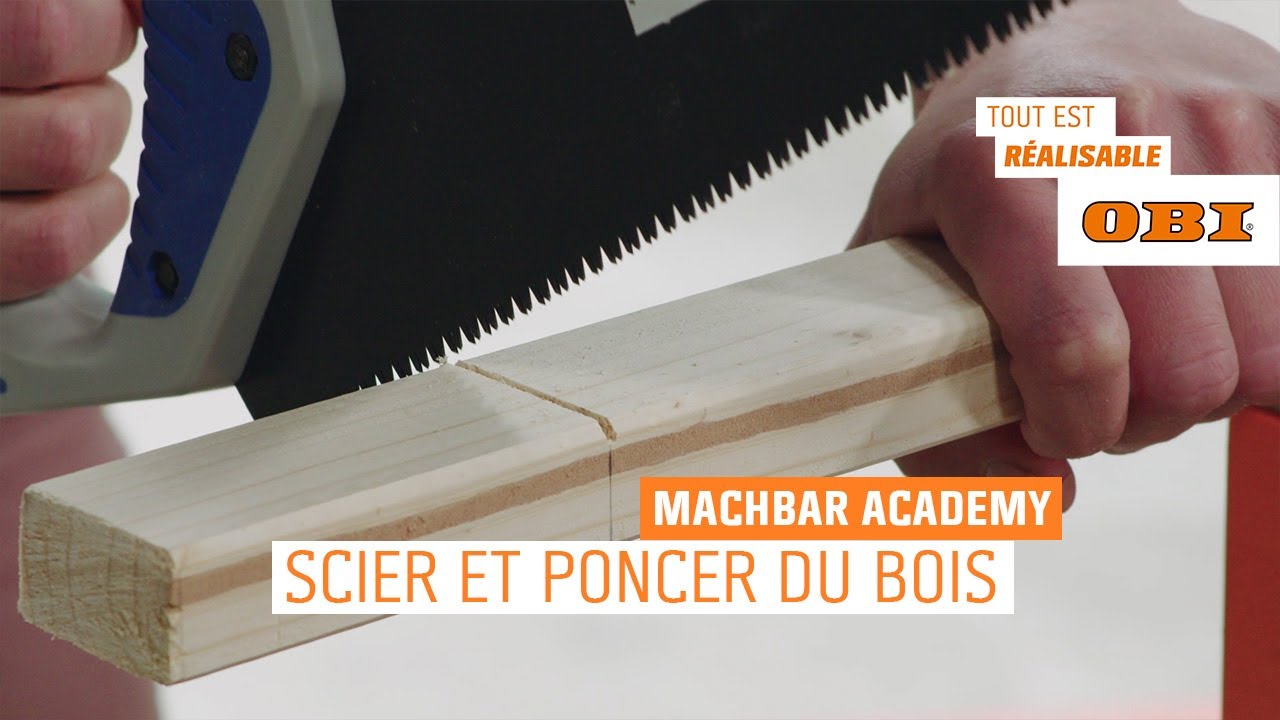 Scier et poncer du bois | OBI - YouTube