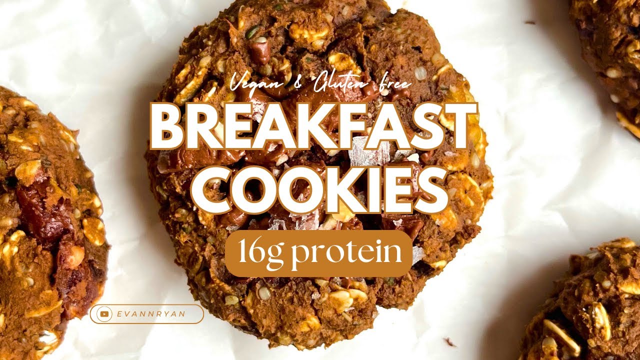 16g of Protein Breakfast Cookies! Easy, plant-based & gluten free, one ...