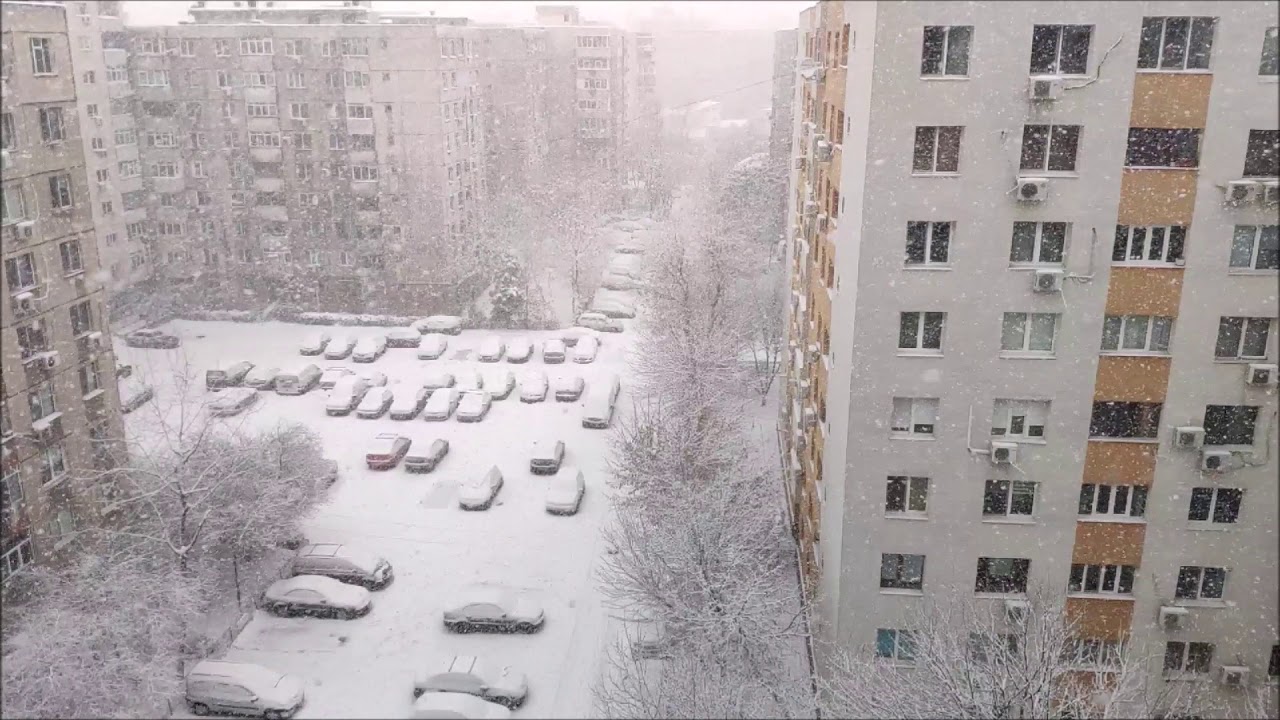 Winter in Bucharest 15 january 2019 - YouTube