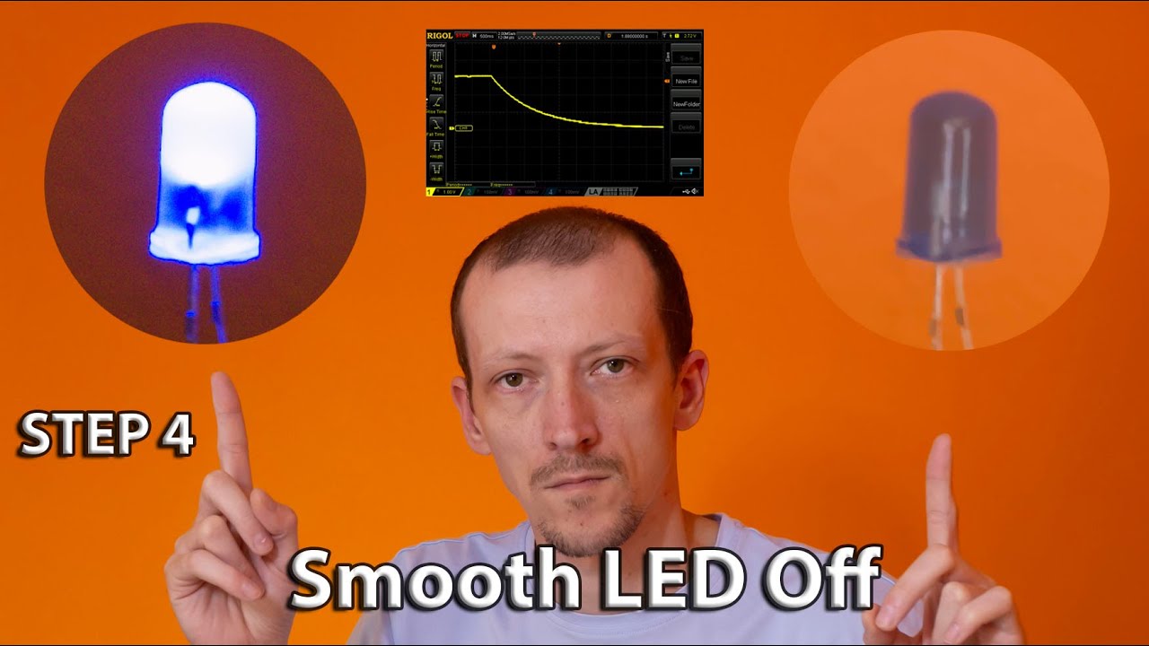 How to Fade an LED with a Capacitor | Electronics for Beginners - YouTube