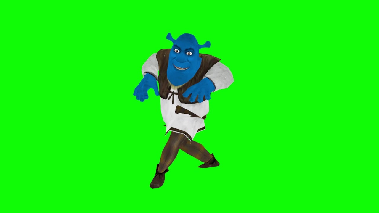 Blue shrek default dance - YouTube