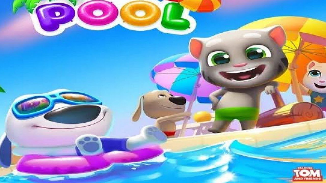 Talking Tom Pool Stage 121-130 Gameplay Android ios - YouTube