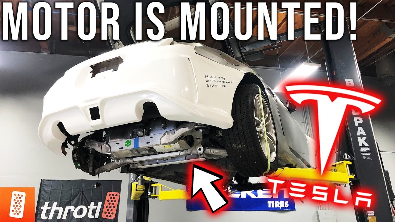 World's FIRST Tesla Swapped Liberty Walk Nissan 350Z - Part 2 - YouTube